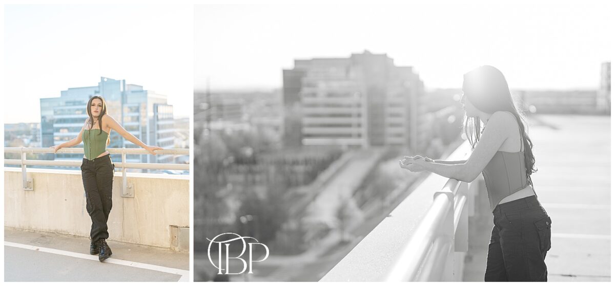 Edgy Senior Pictures In Downtown Reston, VA - TuBelle Photography