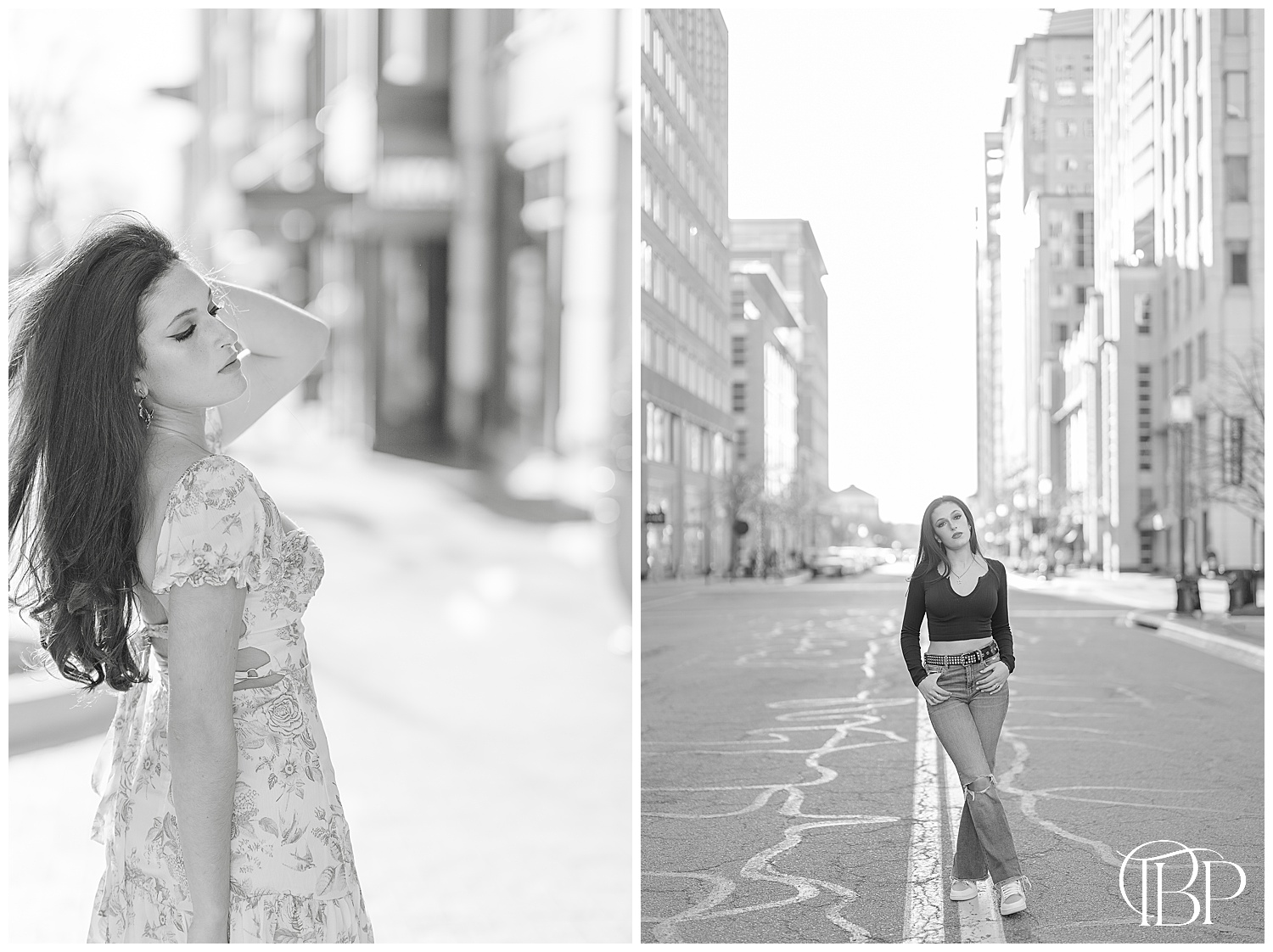 Edgy Senior Pictures In Downtown Reston, VA - TuBelle Photography