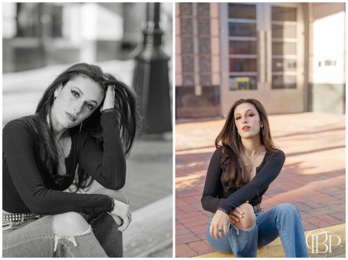 Edgy Senior Pictures In Downtown Reston, VA - TuBelle Photography