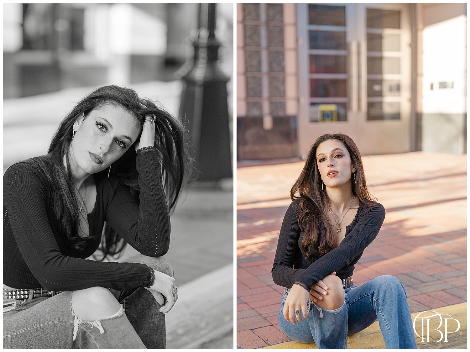 Edgy Senior Pictures In Downtown Reston, VA - TuBelle Photography