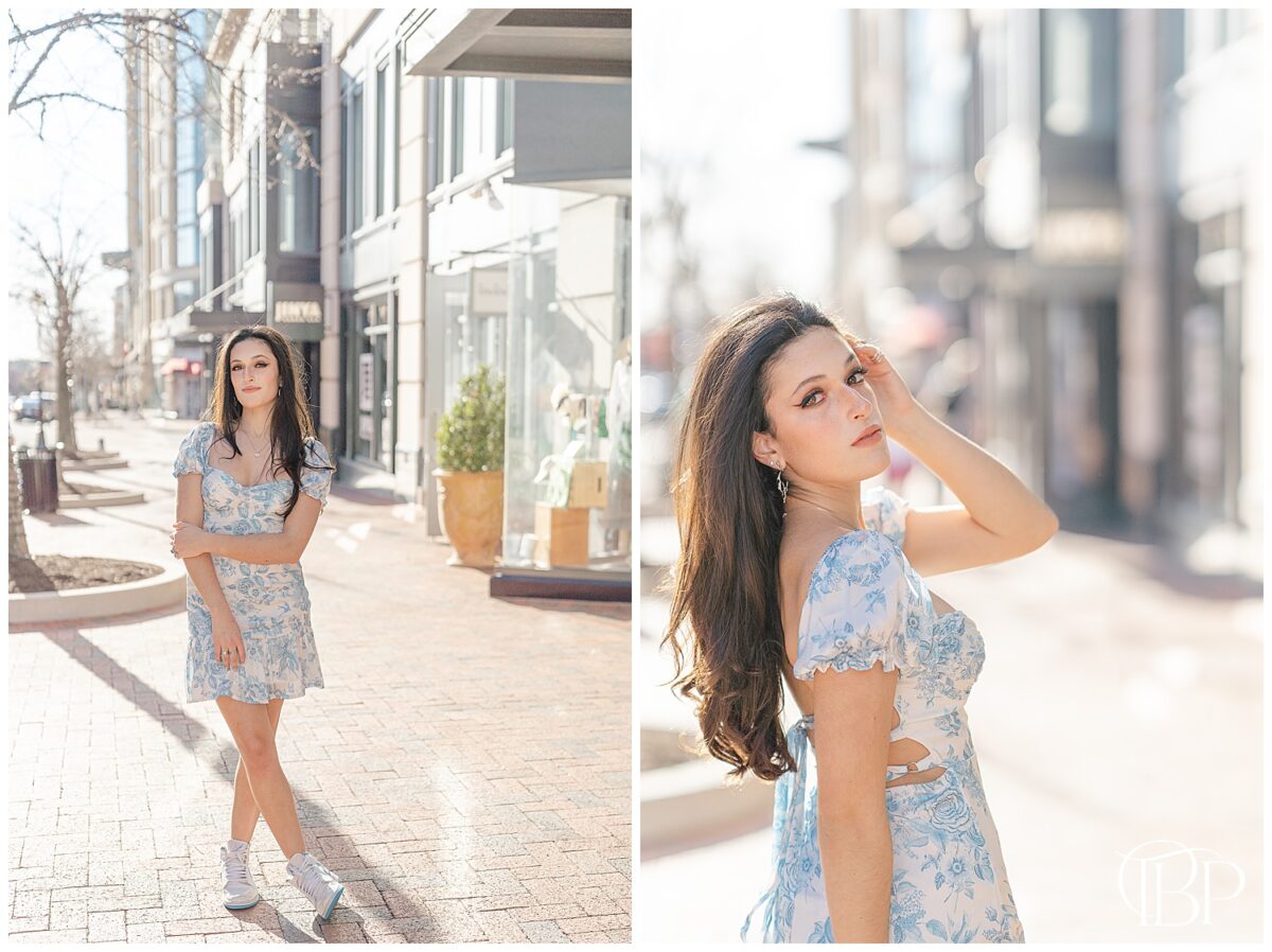 Edgy Senior Pictures In Downtown Reston, VA - TuBelle Photography