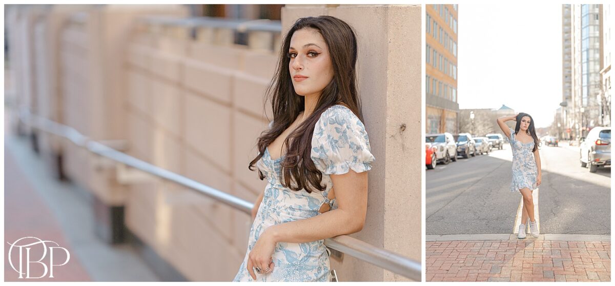 Edgy Senior Pictures In Downtown Reston, VA - TuBelle Photography