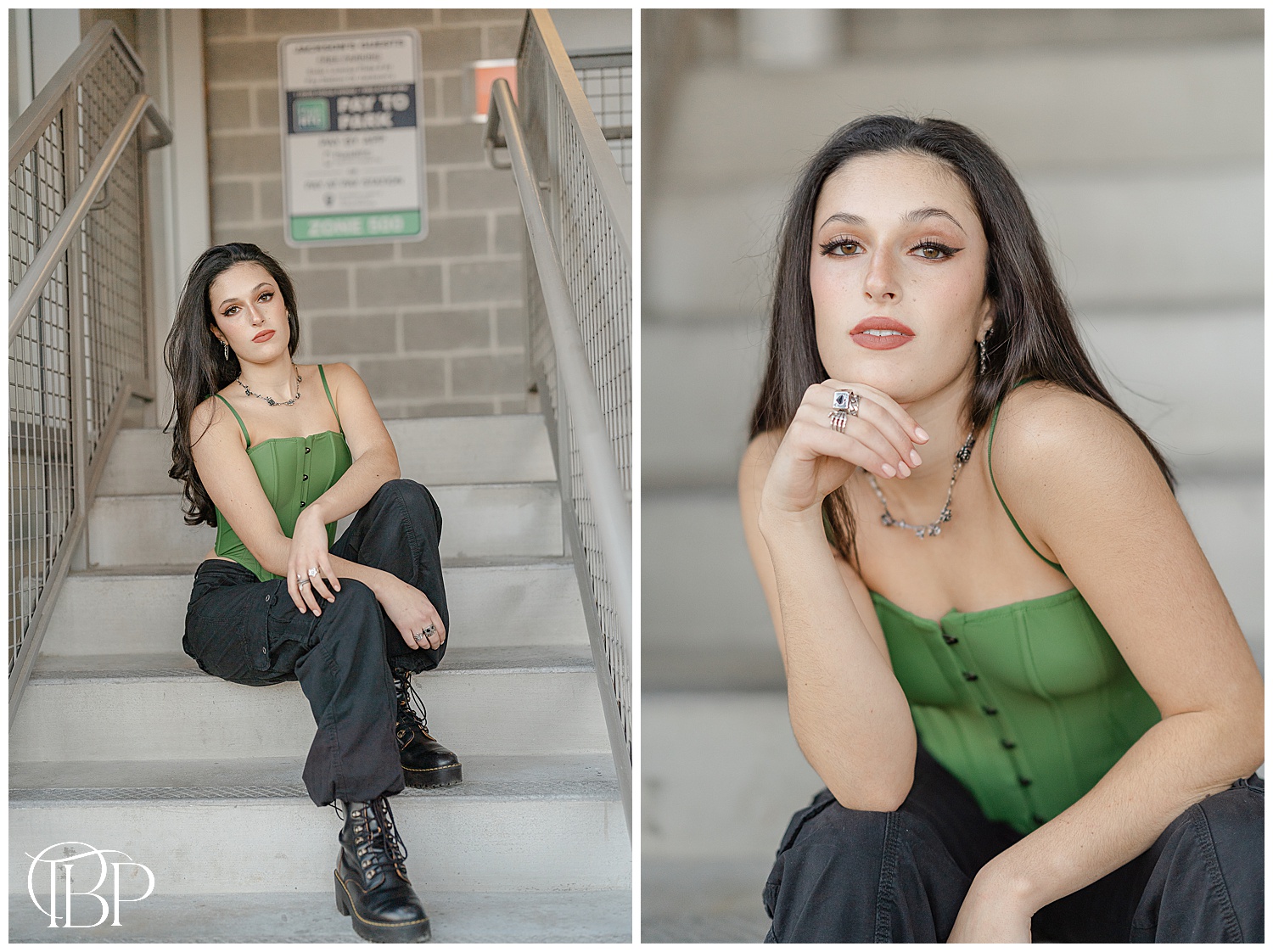 Edgy Senior Pictures In Downtown Reston, VA - TuBelle Photography