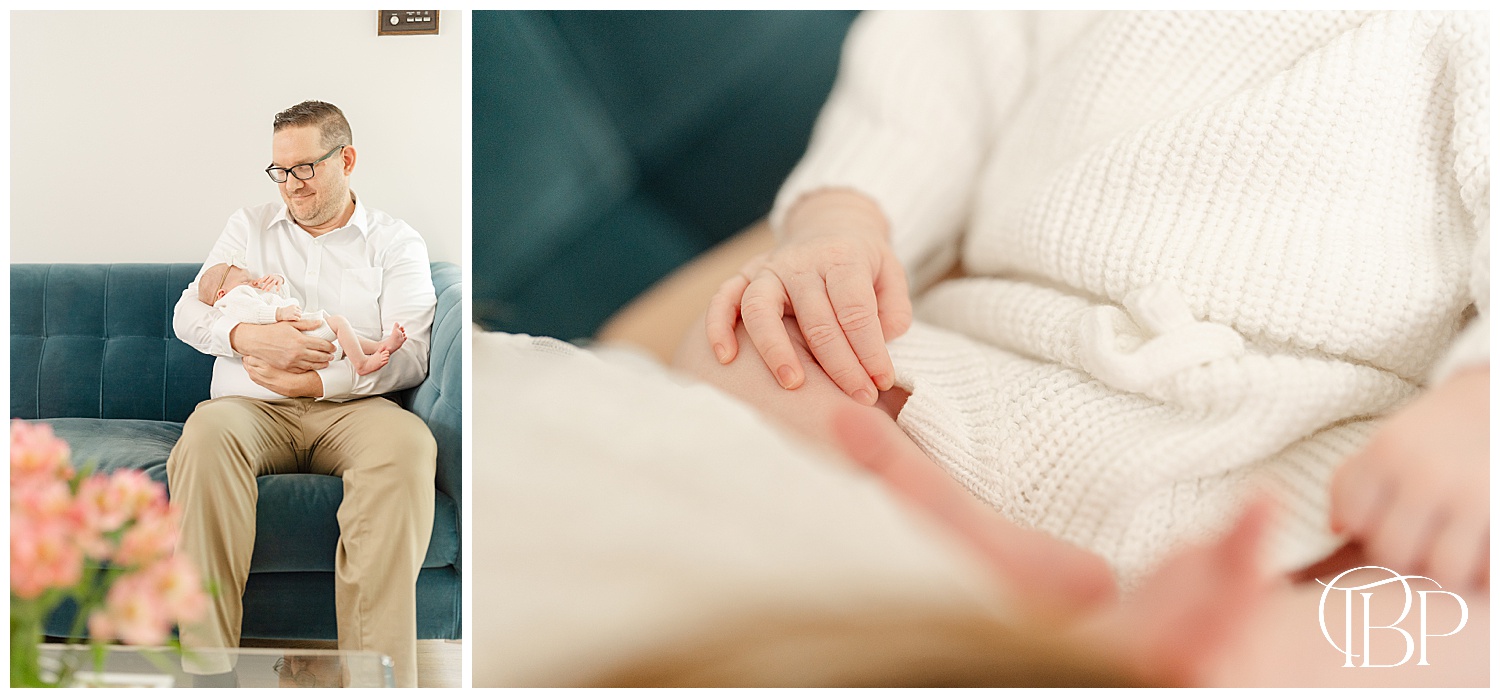 Ashburn, Virginia Lifestyle Newborn Pictures - TuBelle Photography