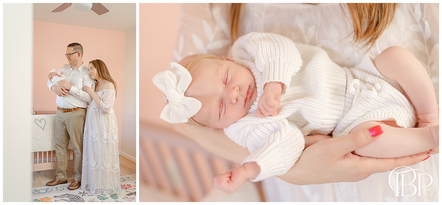 Ashburn, Virginia Lifestyle Newborn Pictures - TuBelle Photography