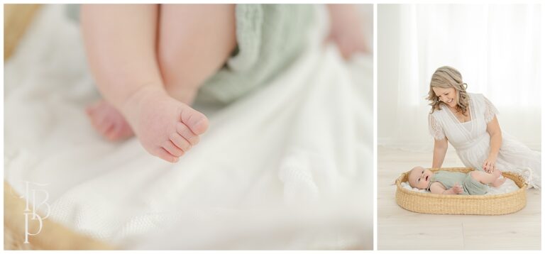 Half a Year of Baby B | Studio Milestone Session - TuBelle Photography