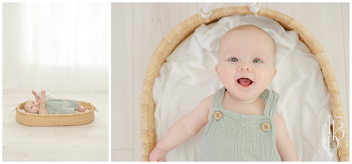 Half a Year of Baby B | Studio Milestone Session - TuBelle Photography
